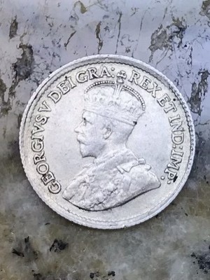 1919 5 Cents 🇨🇦 Canada KM 22 .925 Fineness Silver Better Condition | eBay