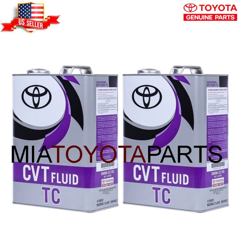 2 Pk Genuine Toyota CVT TC Transmission Fluid 08886-02905 Replaces ...