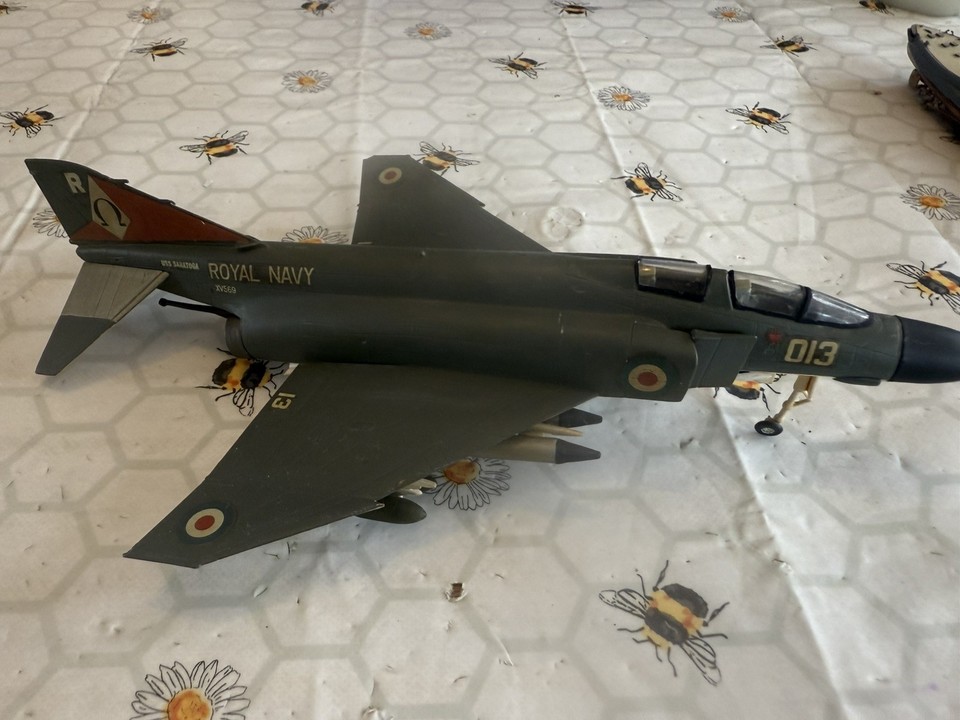 SCALE MODEL PLANE Military Built Aircraft Vintage Rare | eBay UK