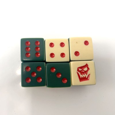 x6 dés Gork and Mork Warhammer 40K | P-00D8K | eBay