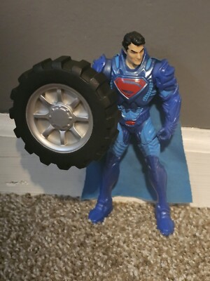 SUPERMAN mattel MEGA TIRE POWER ATTACK DELUXE figure | eBay