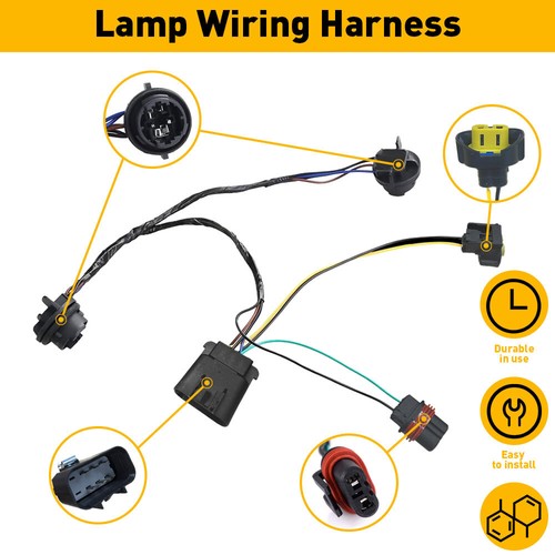 25962806 Fits For Chevrolet Silverado 1500 2500 3500 HD Headlamp Wiring ...