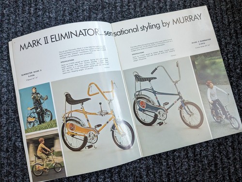 MURRAY 1970 Original Bicycle Sales Full Line Catalog~Bikes* ELIMINATOR ...