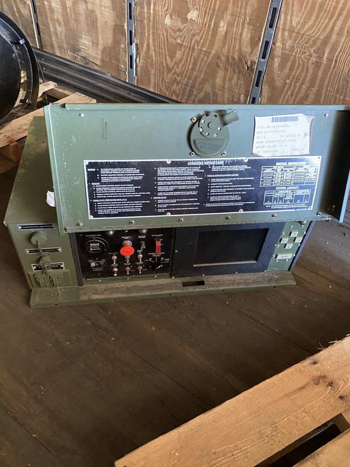 Mep 805 806 805b 806b Generator Control Panel 30kw 60kComplete Working ...