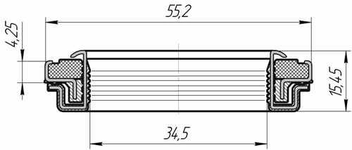 Drive Shaft Oil Seal 34.5X55.2X4.25X15.45 For Opel 15919548, 4809256 | eBay
