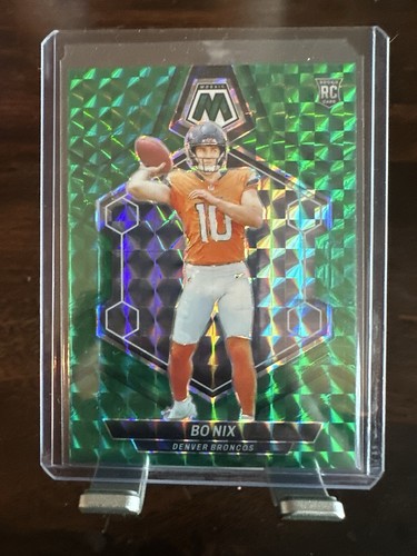 2024 Panini Mosaic - Rookies Green Mosaic Prizm #312 Bo Nix (RC) | eBay