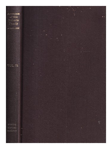 TITTLER, ROBERT Accounts of the Roberts family of Boarzell, Sussex ...