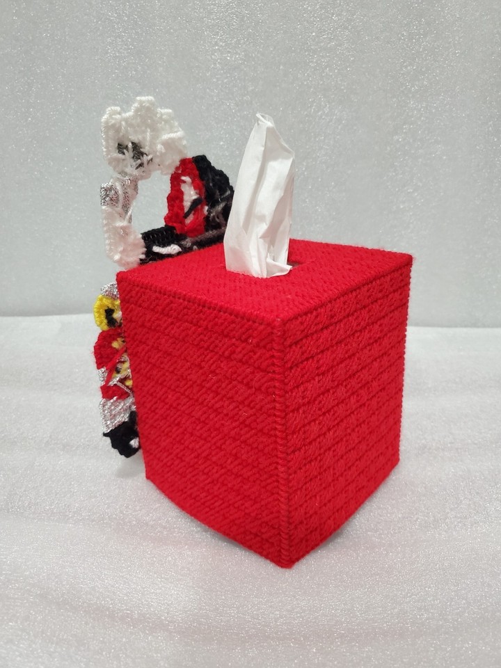 Fire truck engine theme childs boys bedroom tissue box decoration cover ...