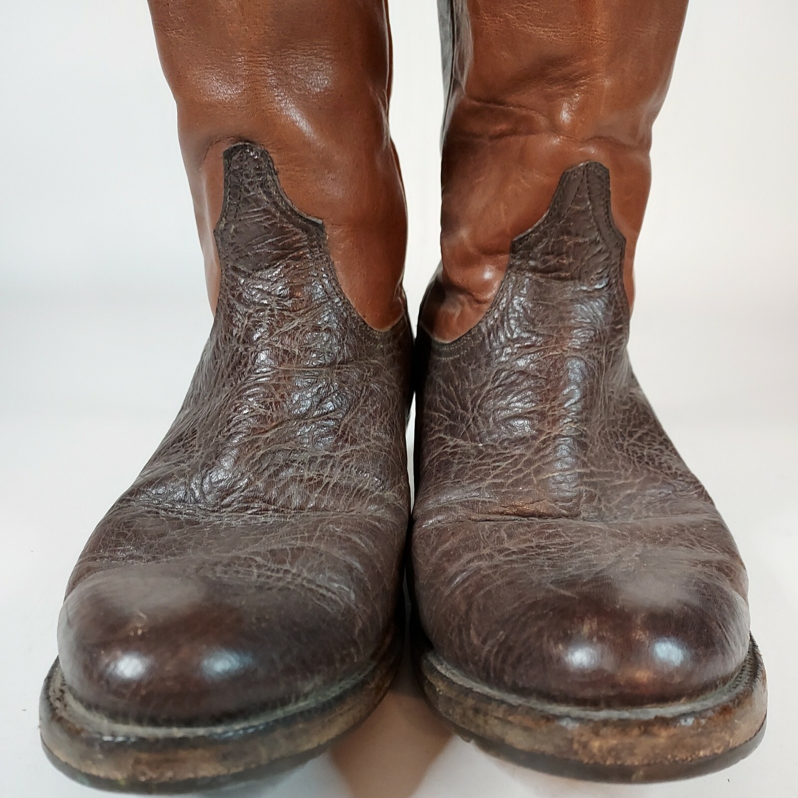 Black Jack Handmade Texas USA made European Goat Cowboy Boots Roper ...