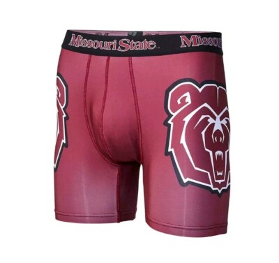 FANDEMICS NCAA Men's Boxer Brief, Missouri State, Small NEW | eBay