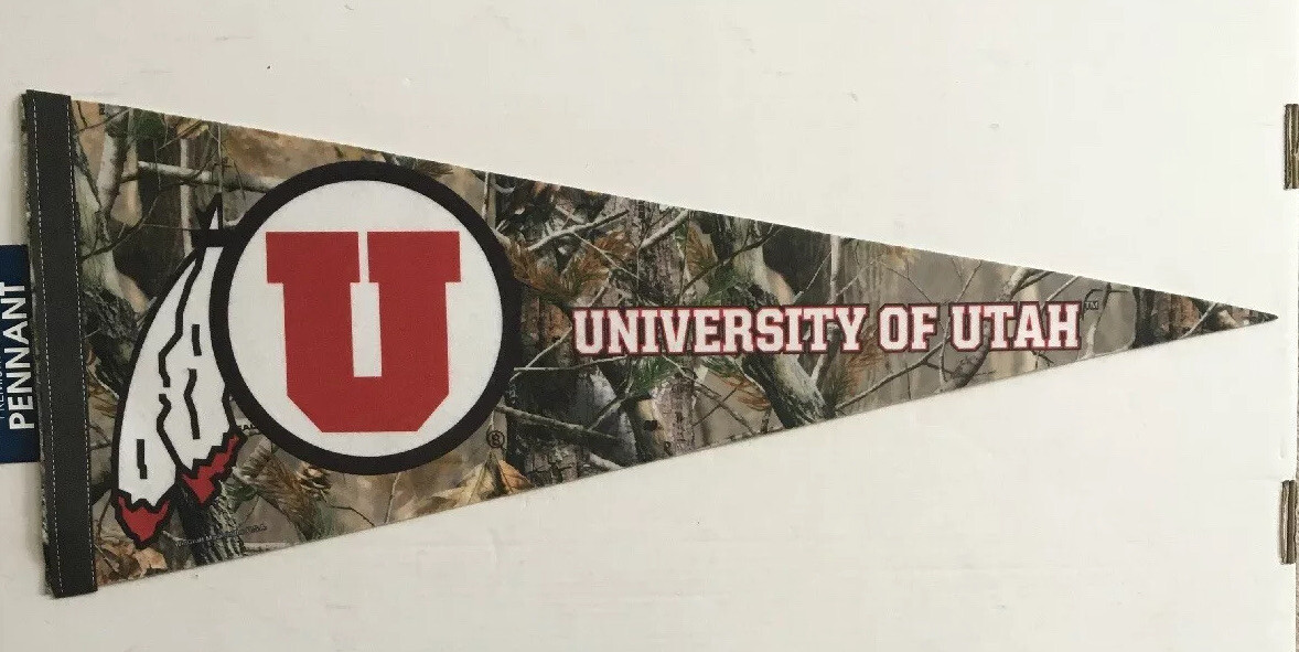 University of UTAH UTES Outdoors Camo Style Official NCAA Premium Felt ...