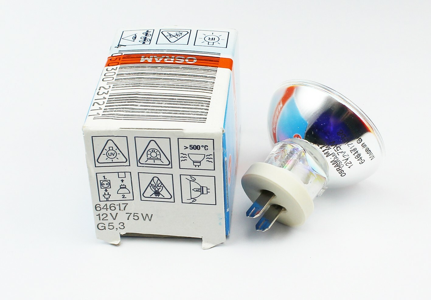 Osram 64617 12V 75W G5.3/4.8 MR11 35MM Dental Bulb replace PHILIPS ...