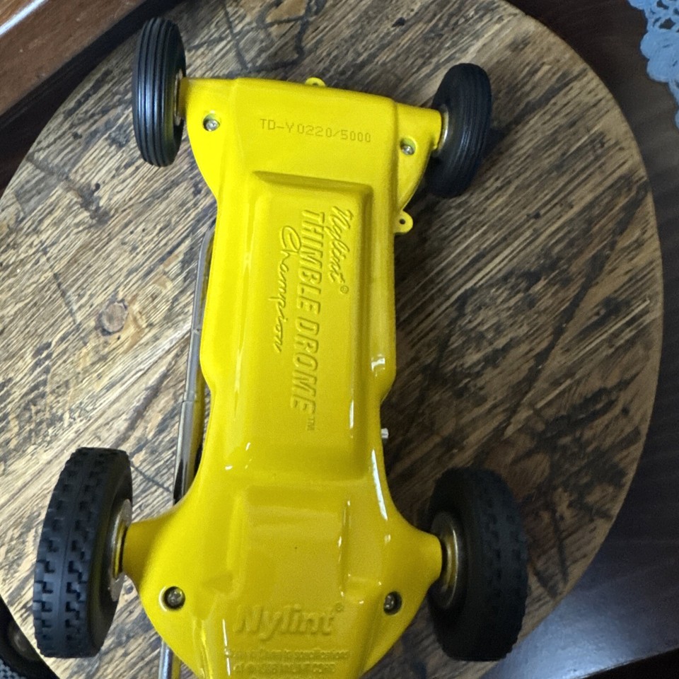Nylint Thimble Drome Tether Race Car Champion Yellow Motor Is Not Real ...
