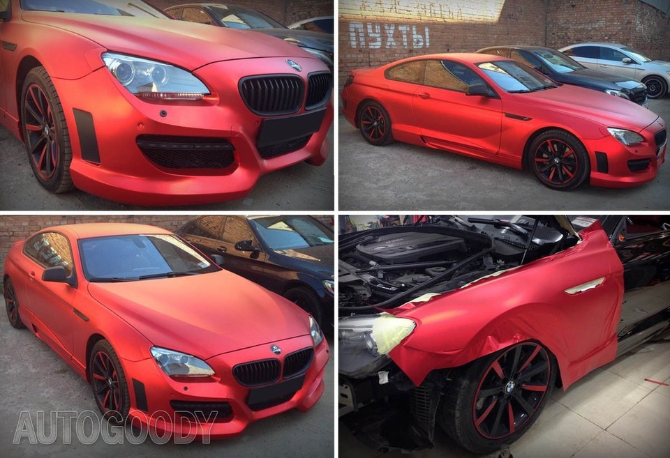 480"x60" Satin Matte Chrome Metallic Red Vinyl Film Wrap Bubble Free ...