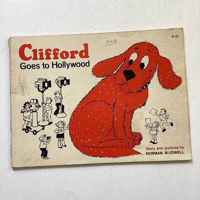 Vintage 1980 Clifford Goes To Hollywood Book By Norman Bridwell - Big ...