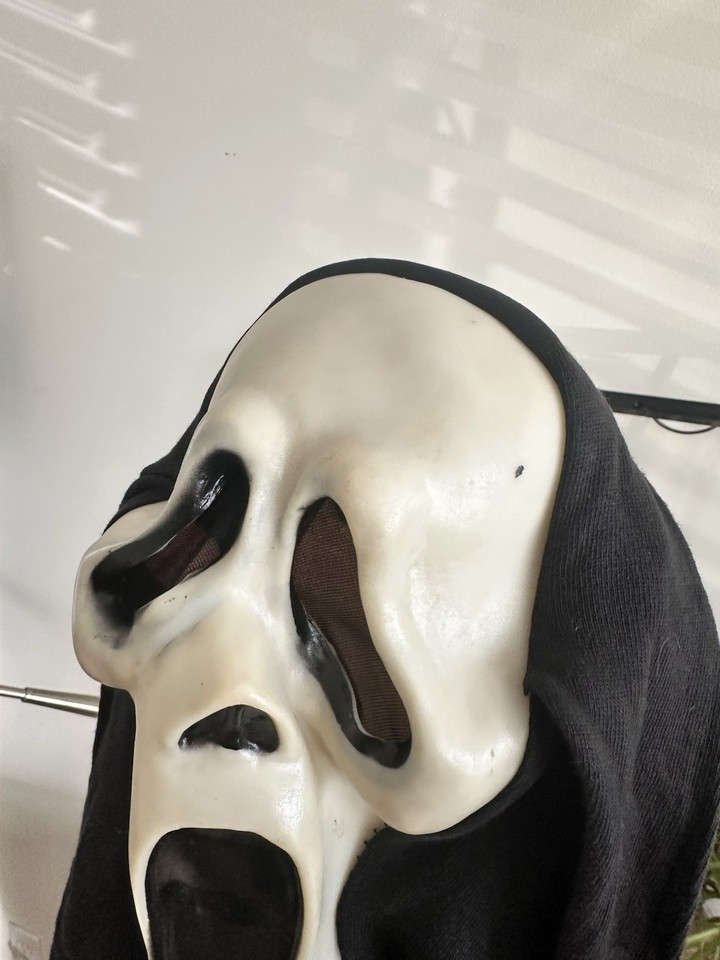 Vintage GEN1 FUN WORLD DIV GhostFace / Scream Mask Fantastic Faces Era ...