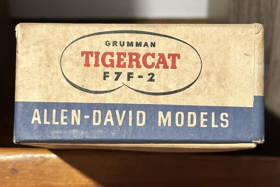 Tigercat F7F-2 Navy 1:48 Scale Wood Kit -David-Allen Models 1946 | eBay
