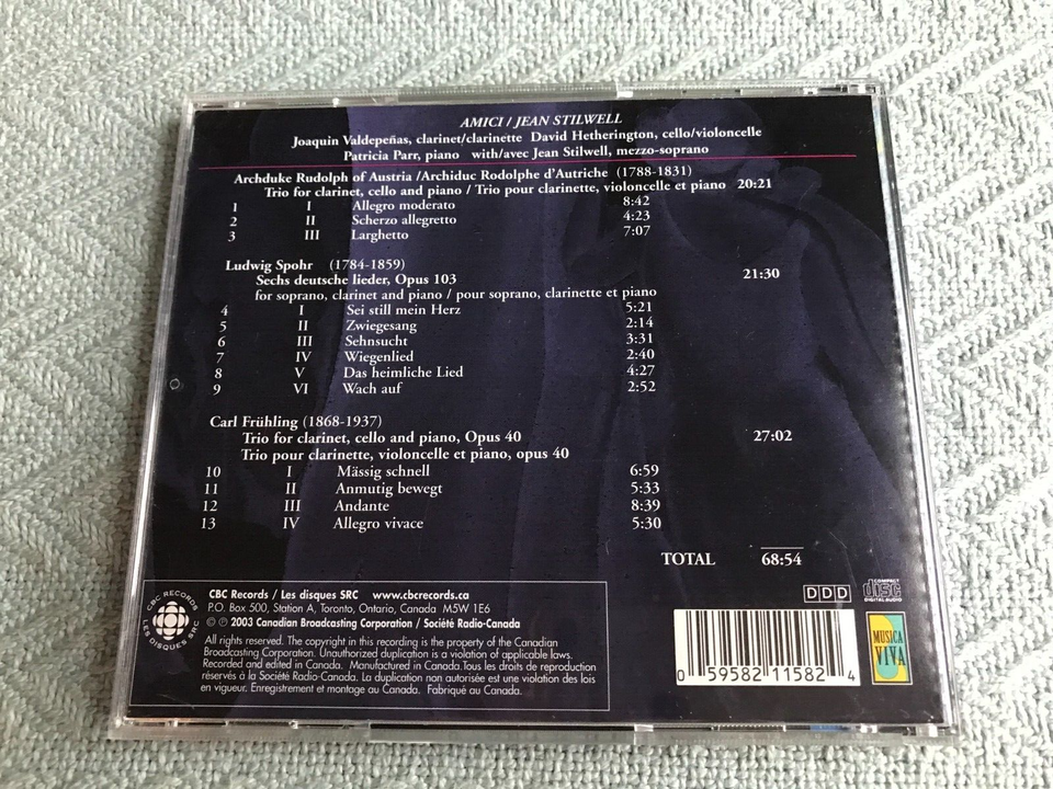 SPOHR- FRUHLING by Amici Chamber Ensemble with Jean Stilwell (CD, 2004 ...