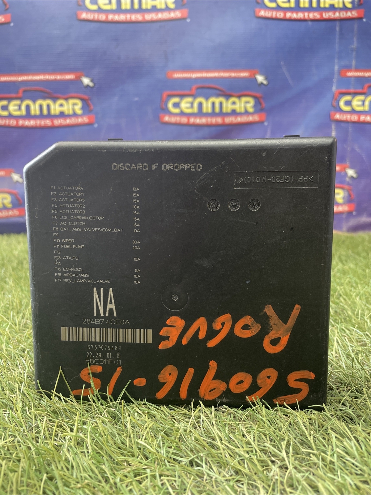 15 16 NISSAN ROGUE IPDM ENGINE POWER SUPPLY CONTROLLER FUSE BOX 284B7 ...