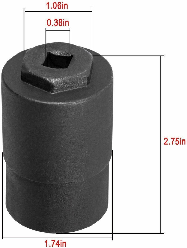 6.0 IPR Valve Socket with Seal Kit For 2003-2010 Ford 6.0L Powerstroke ...