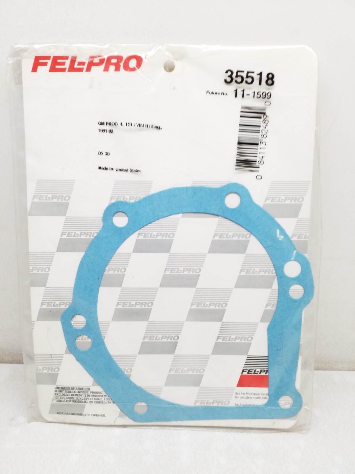 Engine Water Pump Gasket Fel-Pro 35518 for sale online | eBay