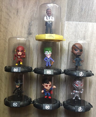 DOMEZ TOY BULK LOT VINYL FIGURES AVENGERS DC CAPTAIN MARVEL JOKER ...