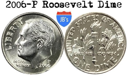 2006 (P) Roosevelt Dime 10c - BRILLIANT UNCIRCULATED (BU) | eBay