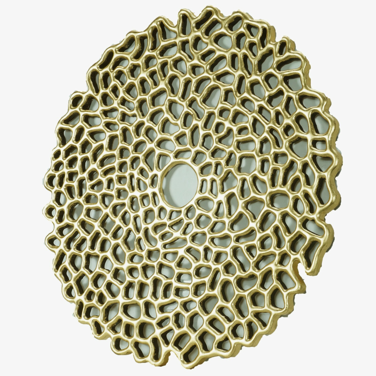 Abstract Gold Plate Wall Décor | eBay