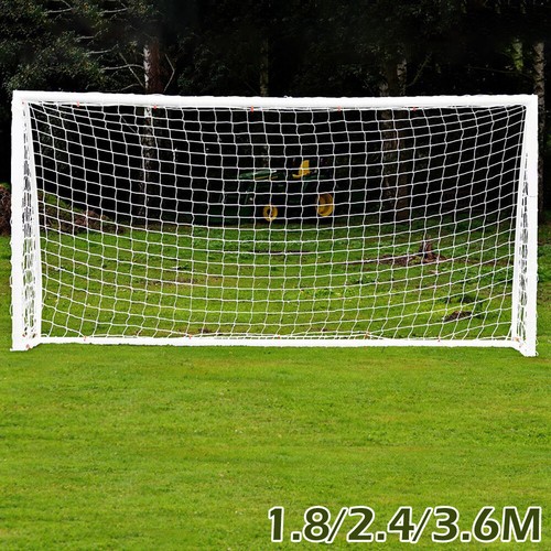 12 X 6FT Football Soccer Goal Post Net Sports Training Practice Repla ...