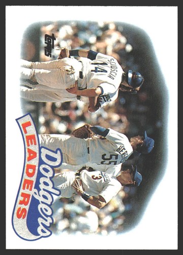 Dodgers Leaders #669 1989 Topps Los Angeles Dodgers | eBay