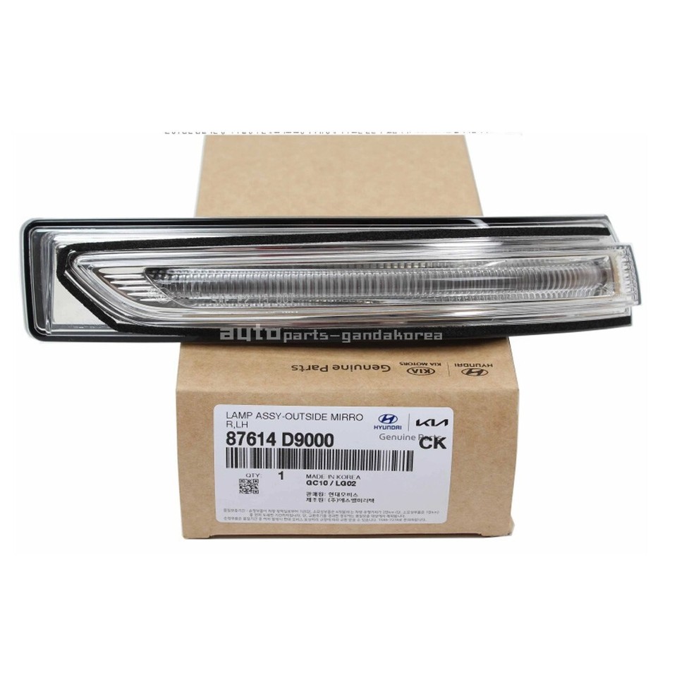 Genuine 87614D9000 Side Mirror Signal Repeater Lamp LEFT For Kia ...