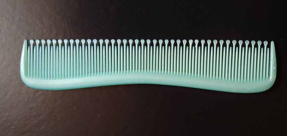 Vintage Plastic No Scratch Light Blue Comb | eBay