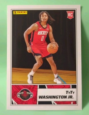 2022 - 23 Panini - Tyty Washington Jr #100 - RC Rookie - Houston ...
