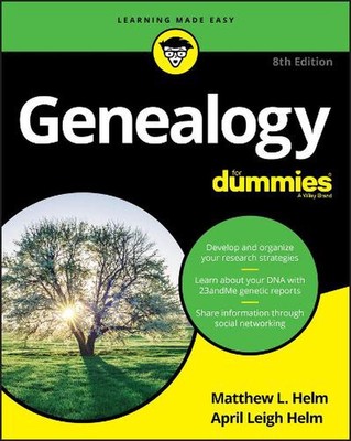 Genealogy For Dummies by April Leigh Helm (English) Paperback Book ...