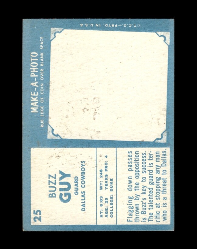 1961 Topps Set-Break # 25 Buzz Guy EX-EXMINT *GMCARDS* | eBay