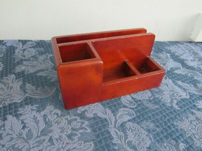 Eldon Desk Organizer Cherry Wood Color 4 Sections | eBay