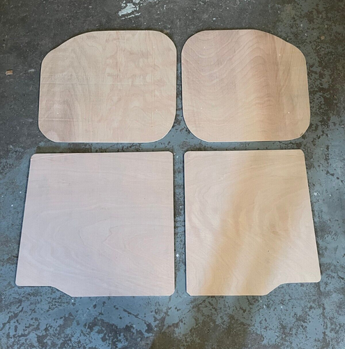 Ford Transit Custom Ply Lining 2013on REAR DOOR PANELS ONLY 6mm SWB and ...