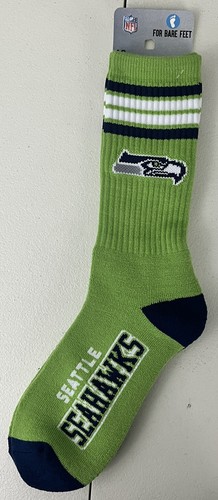NWT For Bare Feet Socks Seattle Seahawks Size: Large 10-13 | eBay