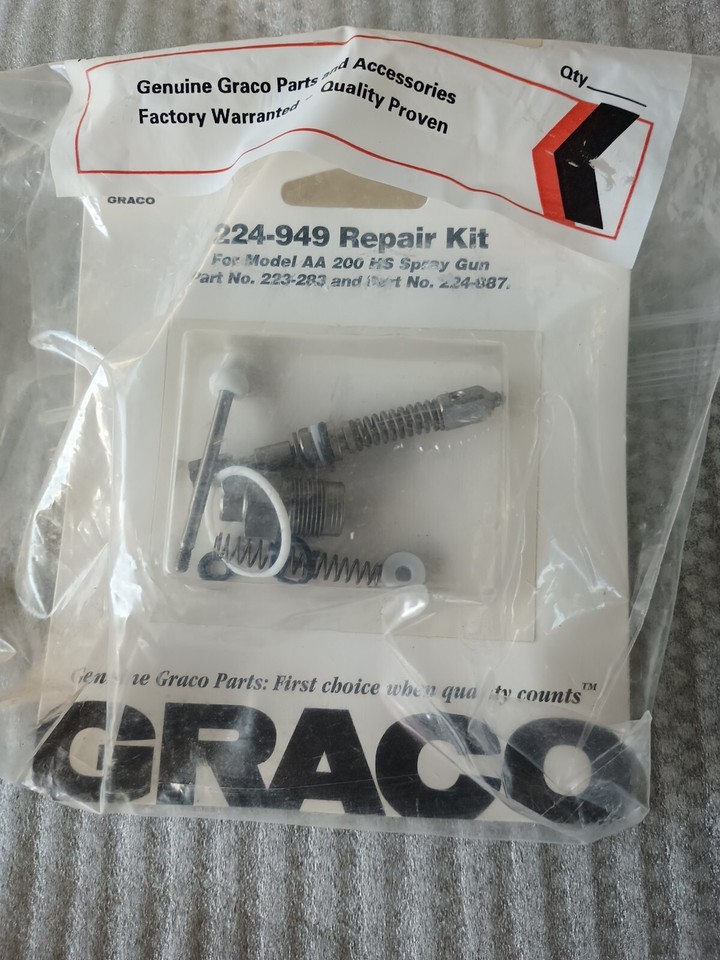Graco Parts Lot Spray Gun Repair Kit, Tips, O-rings and more | eBay