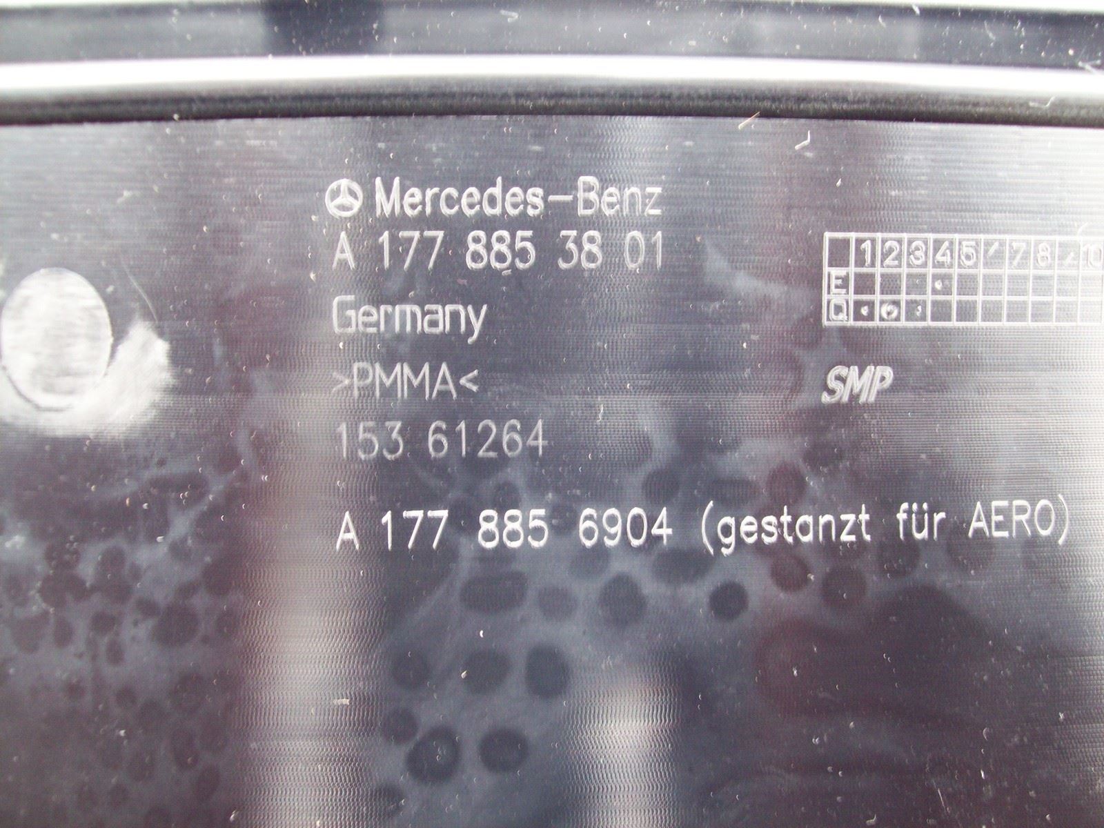 Mercedes-Benz a Class W177 AMG Rear Bumper Diffuser P/n A1778853801 Ref ...