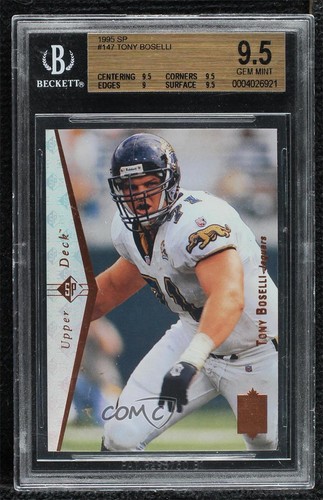 1995 SP Tony Boselli #147 BGS 9.5 GEM MINT Rookie RC | eBay
