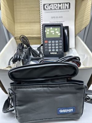 Garmin GPS 55 AVD Marine Aviation Land Navigator Vintage | eBay