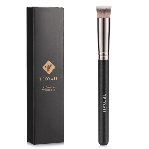 Flat Top Concealer Blush Brush, Synthetic Kabuki Brush (Flat Top Brush ...