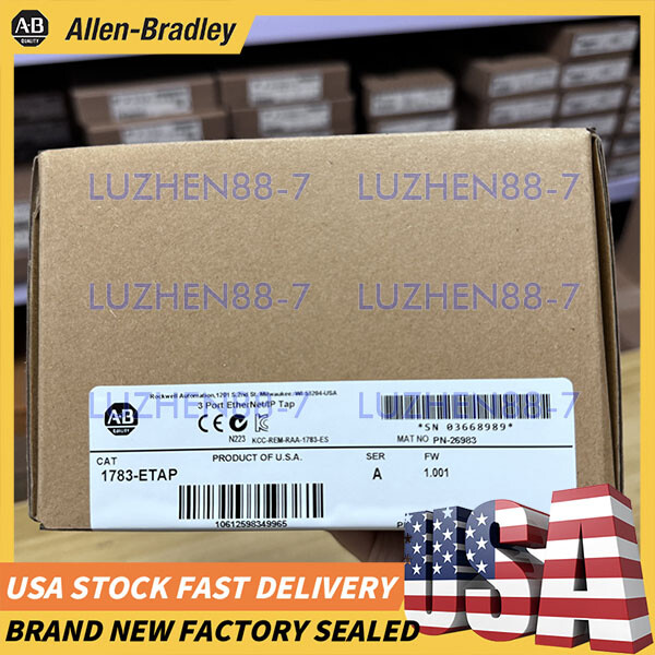 AB New Factory Sealed 1783-ETAP Ser A Stratix 5950 EtherNet/IP Tap ...