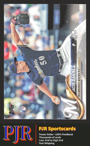 2018 Topps Update #US40 Jacob Barnes Milwaukee Brewers | eBay