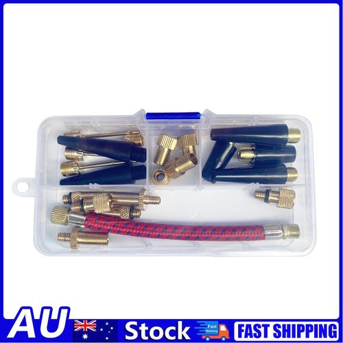 21pcs Bicycle Air Tire Pump Adapter Ball Valve Connector Bike Tyre ...