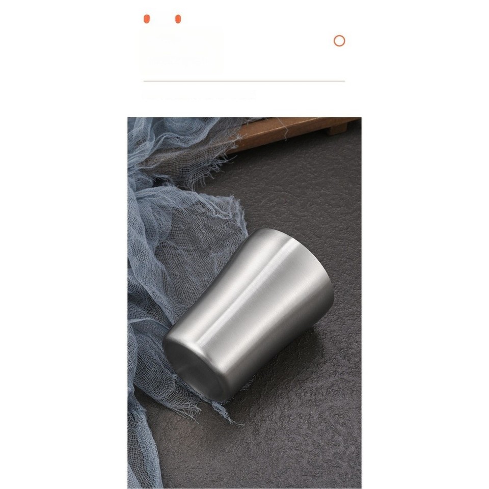 Waist Shaped 304 Stainless Cup Tea Party Picnic Double-layer Insulation ...