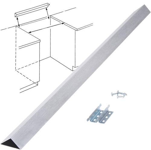 Slide in Range Rear Gap Filler Kit W10113901A, Universal Triangle Stove ...