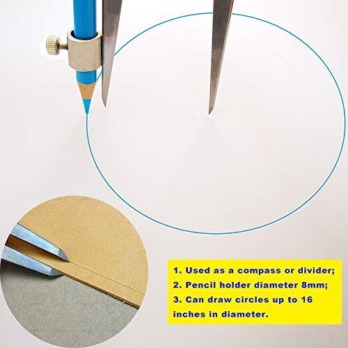 Professional Compass for Woodworking, 8 Inch Compass with Wing, Large ...