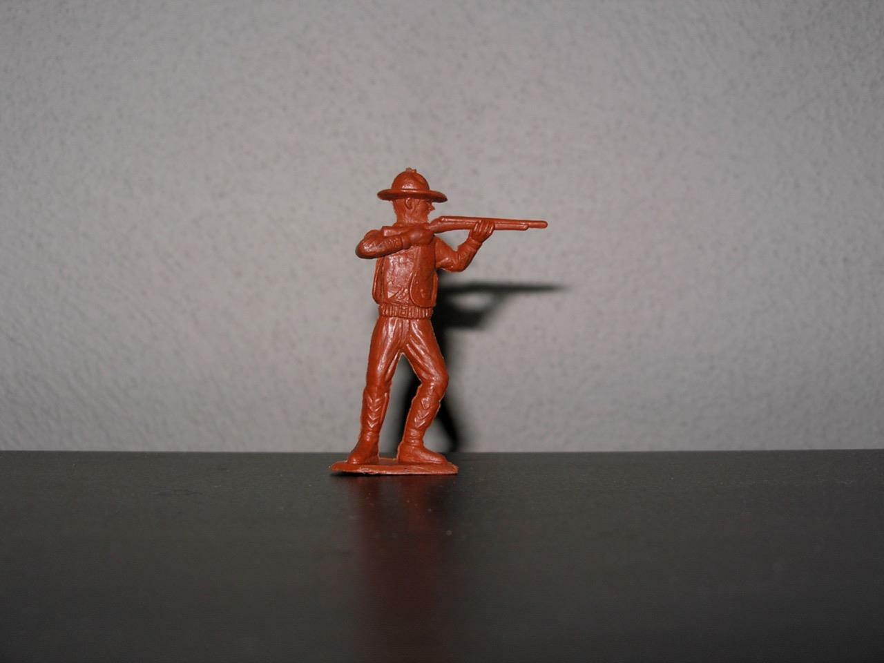 MPC Cowboy firing Rifle in Brown plastic 54mm 1960s - 1970s | eBay